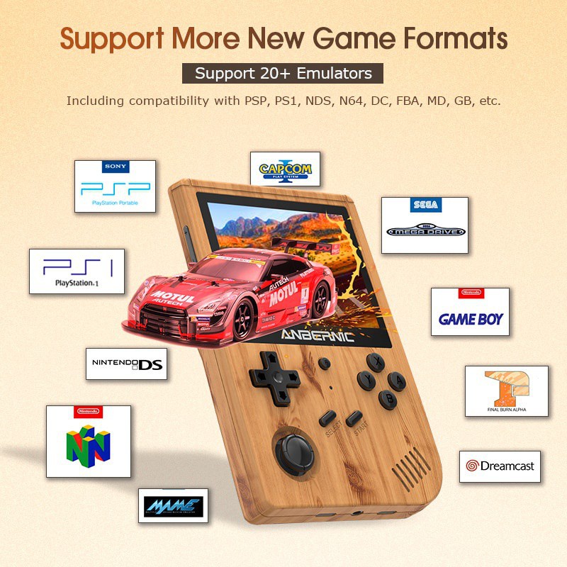 RG351V Open Source Handheld Game Console Emulator For PSP 3.5 Inch IPS ...