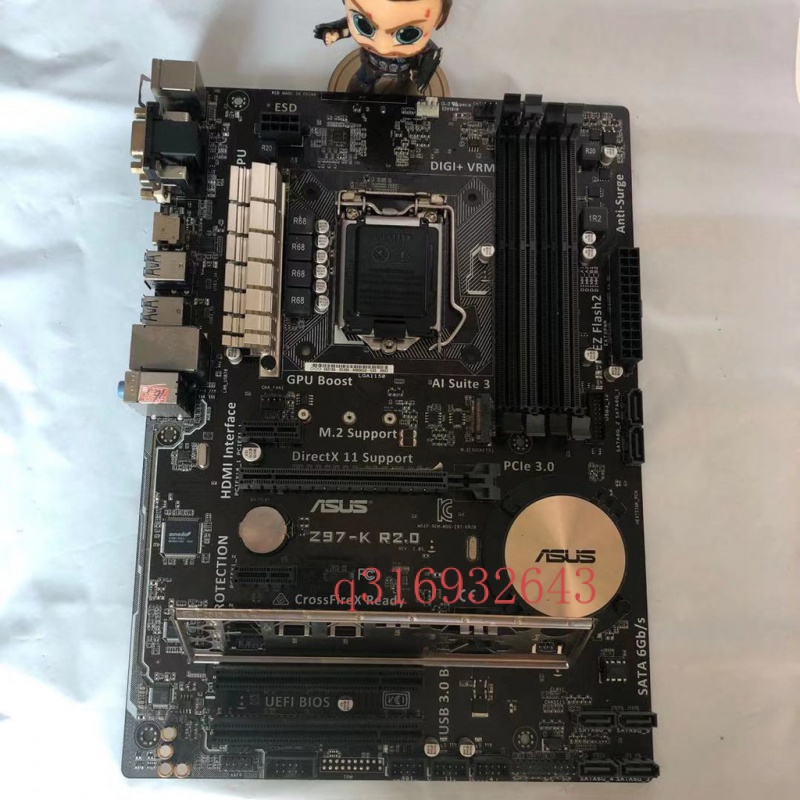 Asus Z97-K R2.0 Desktop Motherboard Z97 Socket LGA 1150 i3 i5 i7 DDR3 ...