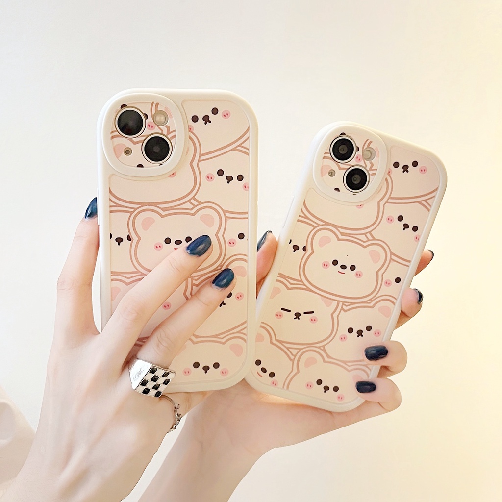 Shockproof Cartoon Bear Phone Case For Samsung A03s A13 A20 A30 A21S ...