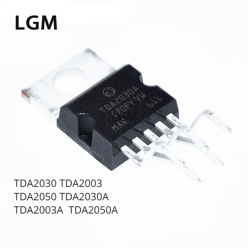 10Pcs TDA2030 TDA2003 TDA2050 TDA2030A TDA2003A TDA2050A Audio Amplifier Short-circuit and ...
