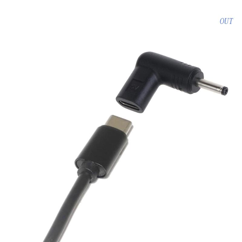 OUT DC Power Adapter Type C Female to 3.5x1.35 3.5x1.35mm Male Plug ...
