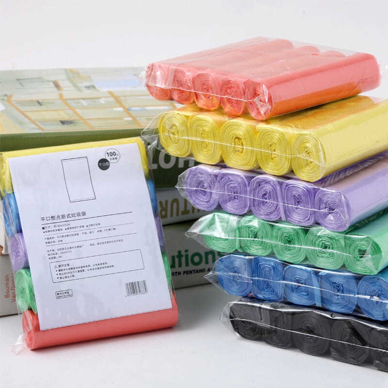 5in1 Disposal Garbage Bag 5 Rolls Of 65pcs Plastic Rubbish bags (45cm ...