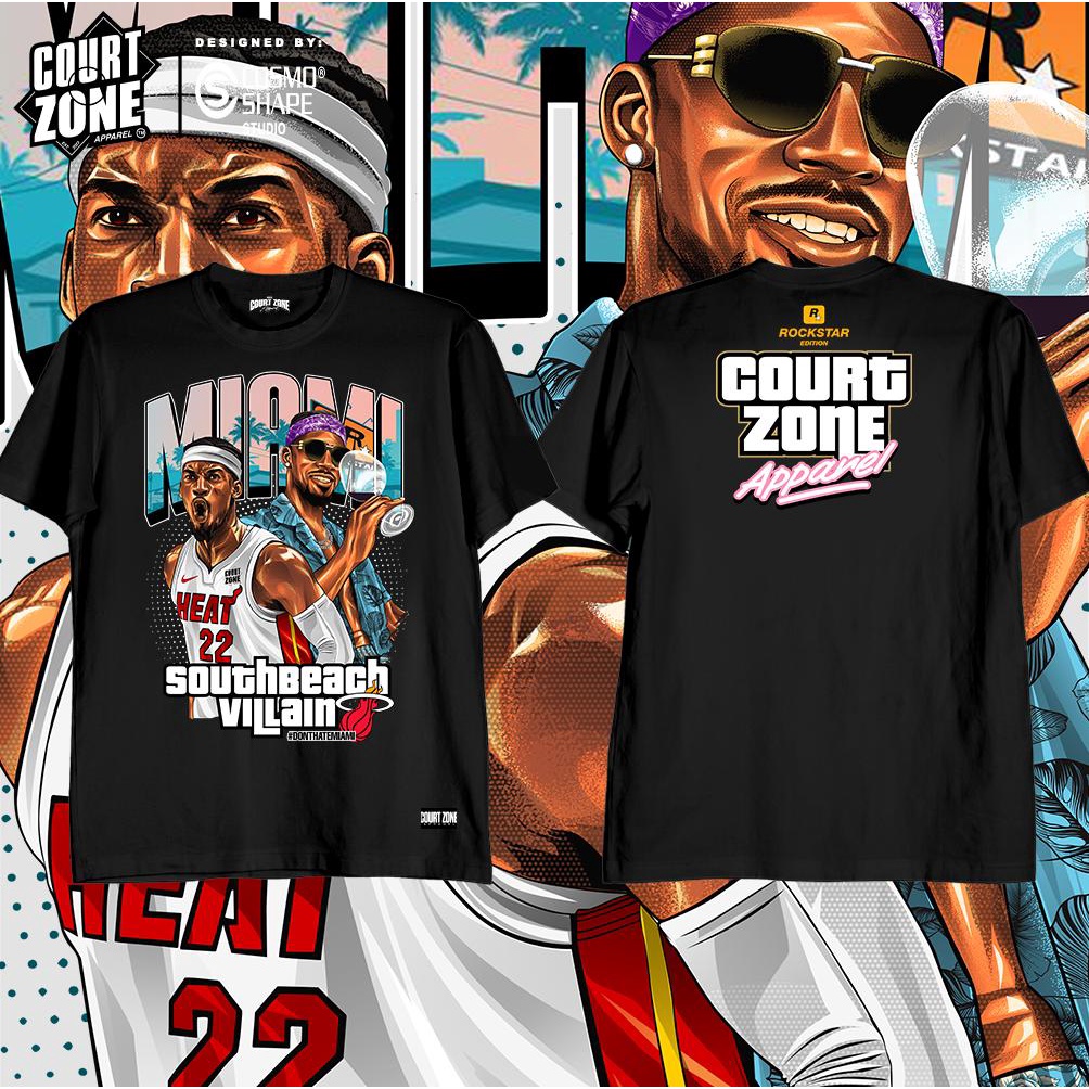 COURTZONE APPAREL JIMMY BUTLER GRAPHIC COTTON TSHIRT FOR MEN AND WOMEN ...