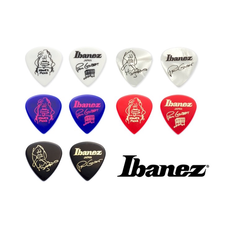 Ibanez Paul Gilbert Blue Signature Pick Plectrum Mediator, Sell by 1 ...