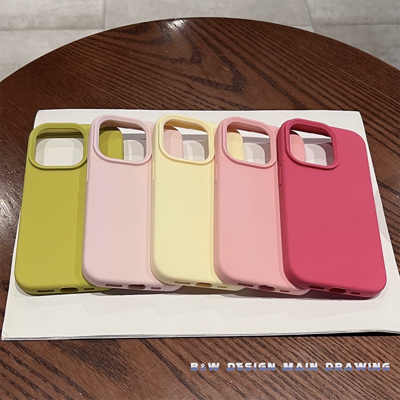 INS Color Liquid Silicone Phone Case For iPhone 17 Pro Max 17Air 16 15 ...