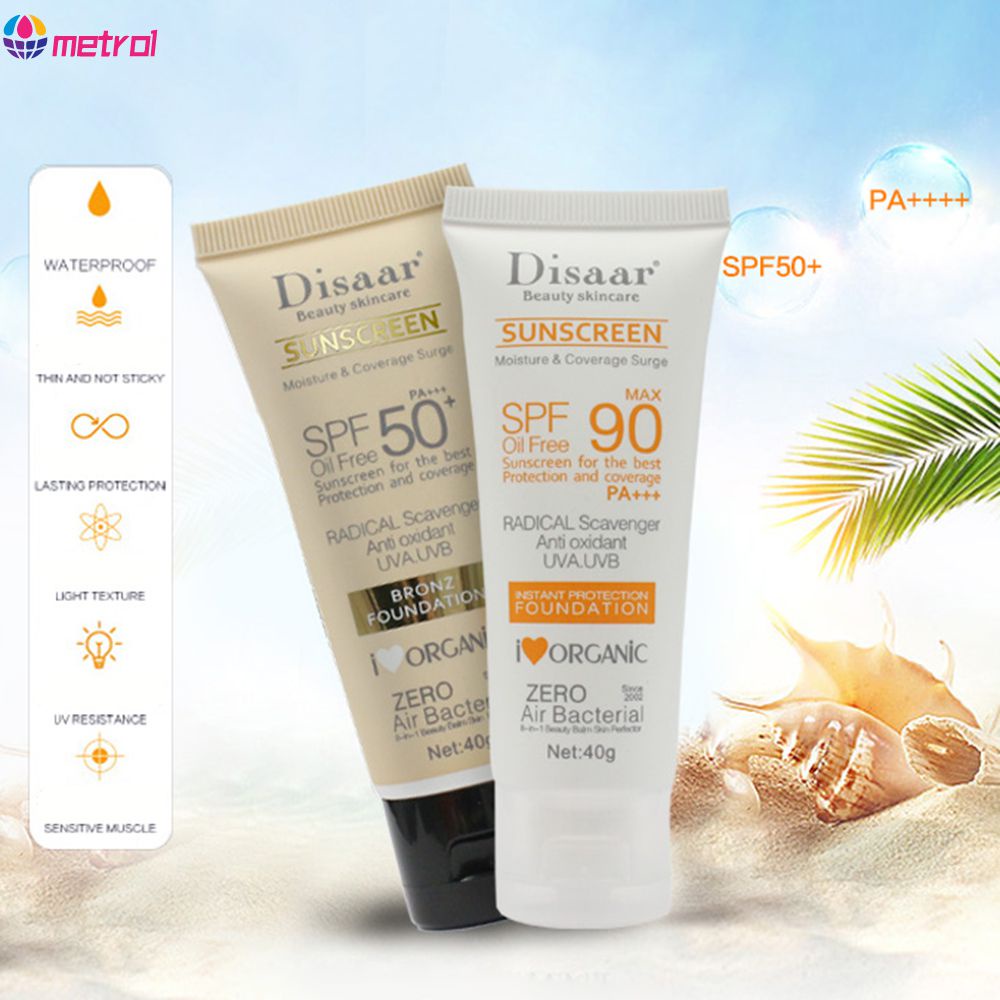 Disaar Beauty Skincare Sunscreen Creme Protetor Solar Facial Spf90 40g metro1 | Shopee Philippines