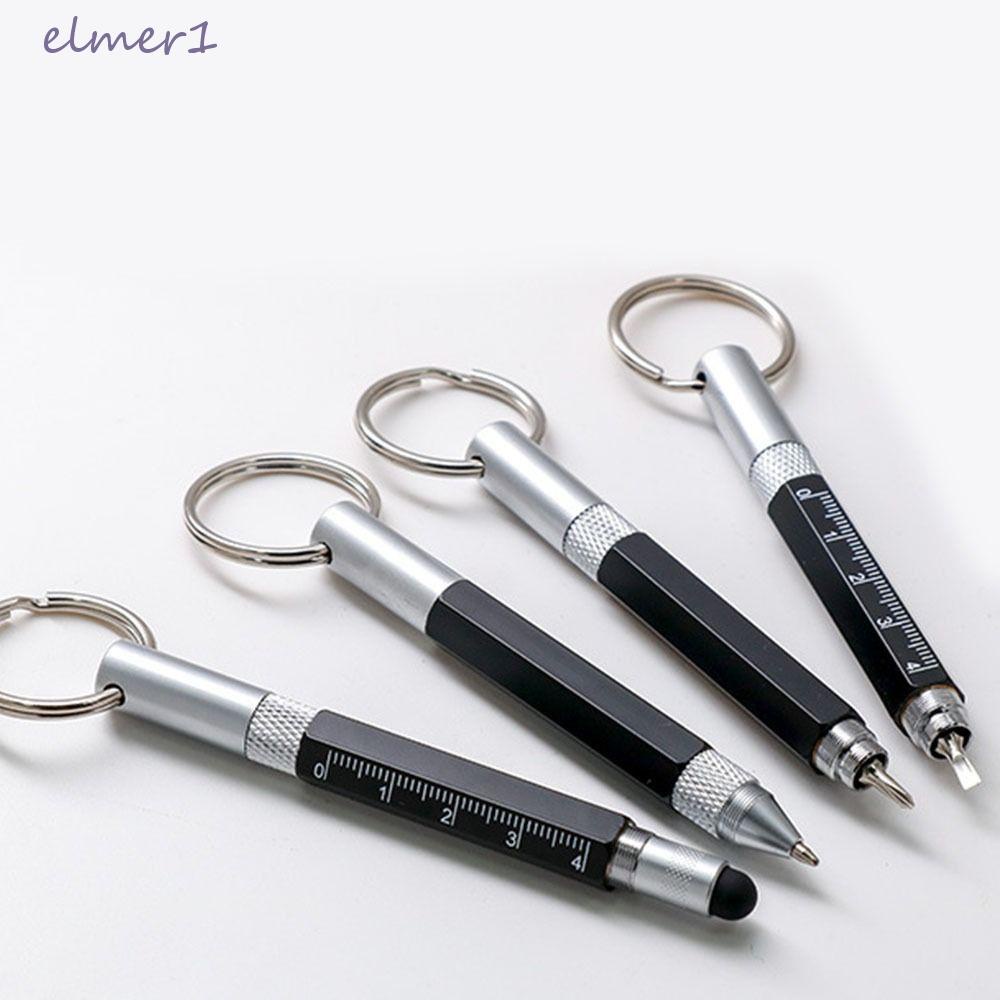 ELMER1 Multifunction Ballpoint Pen Mini 6 In 1 Spirit Level Small Scale ...
