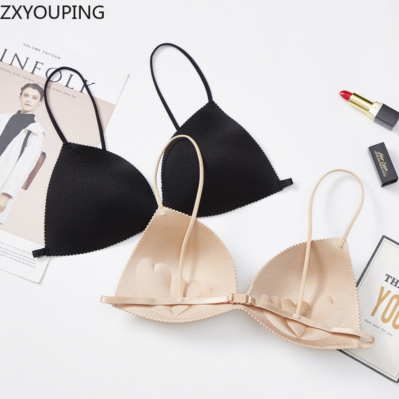 ZXYOUPING Sexy Bra Triangle Cup Gathers The Thin Band Bra Without Steel ...