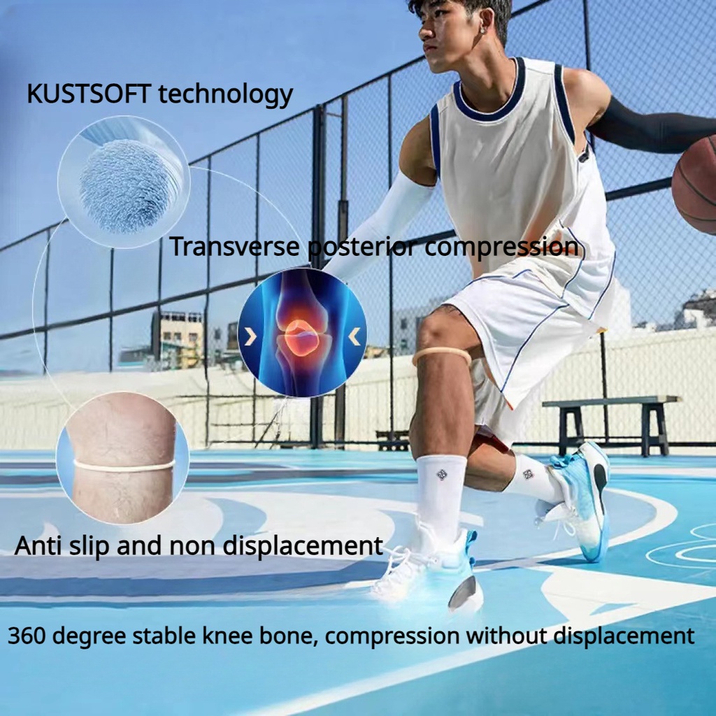 Basketball Knee Force Band Patella Knee Joint Rope Loop Leather Band ...