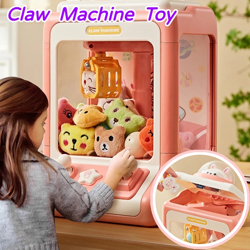 Kids Claw Machine Mini Auto Claw Machine Household Coin-Operated Toys ...