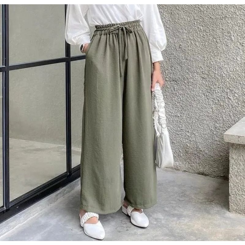 Premium JUMBO Culottes Pants/HIGHWAIST Culottes/RUBY Culottes | Shopee ...