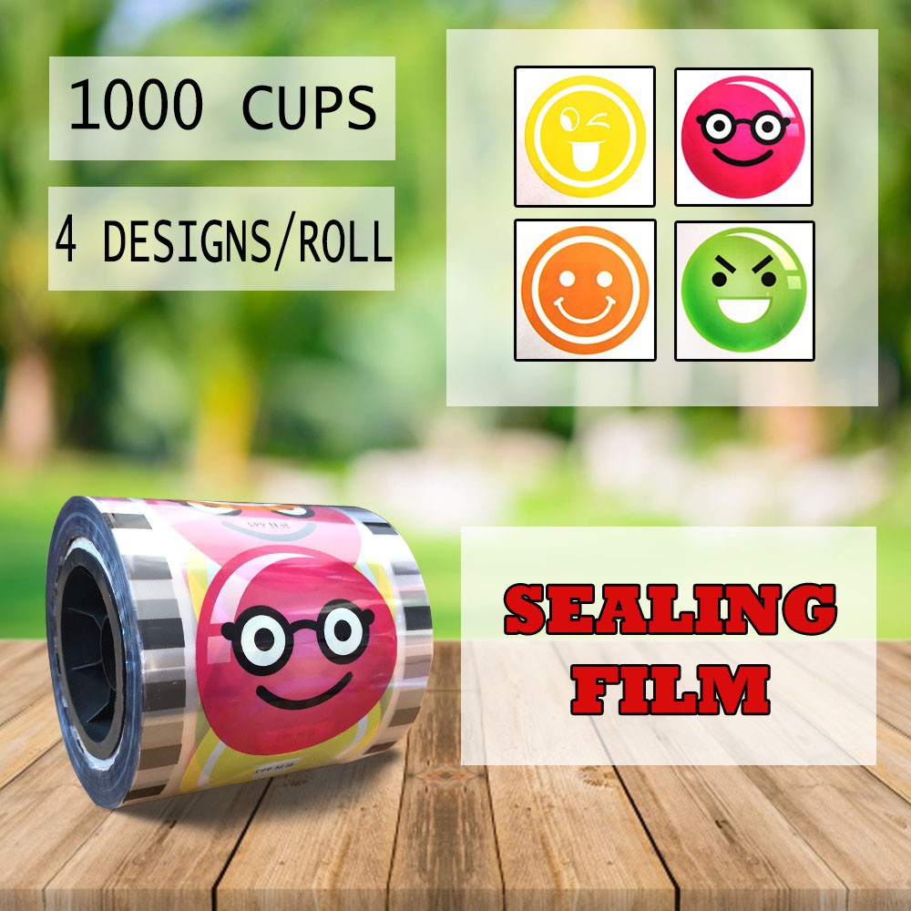 KITH SHOP 1000 Cups Sealing Film Bubble Milk Tea Fruit Juice Plastic ...