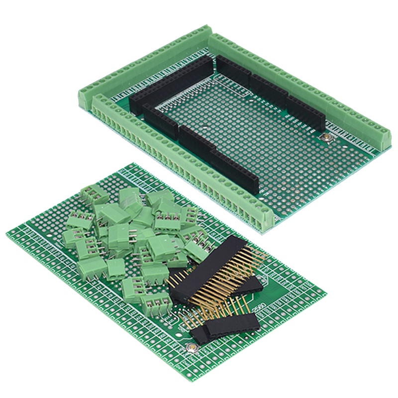 Compatible With MEGA2560 Double-side PCB Prototype Screw Terminal Block ...