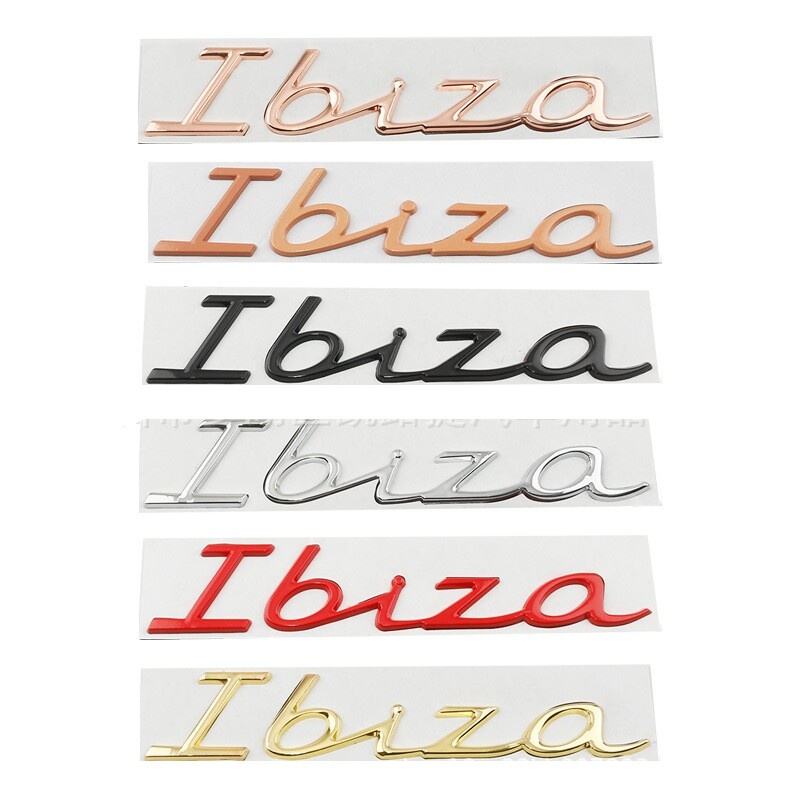 For New SEAT Ibiza logo 2021 year Lowercase cursive letter emblem Rear ...