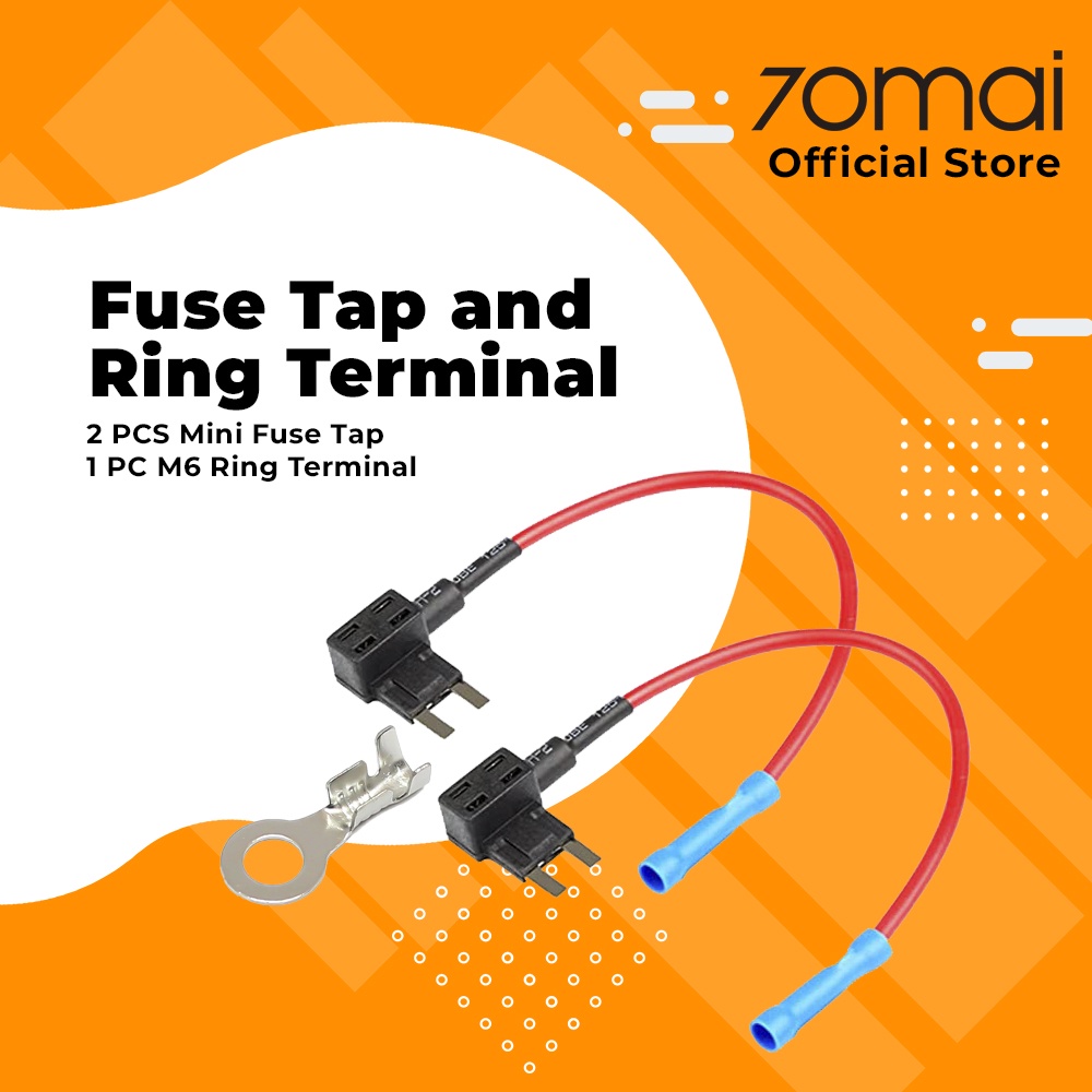 Automotive Mini Fuse Tap Set with M6 Ring Terminal Circuit Adapter ...