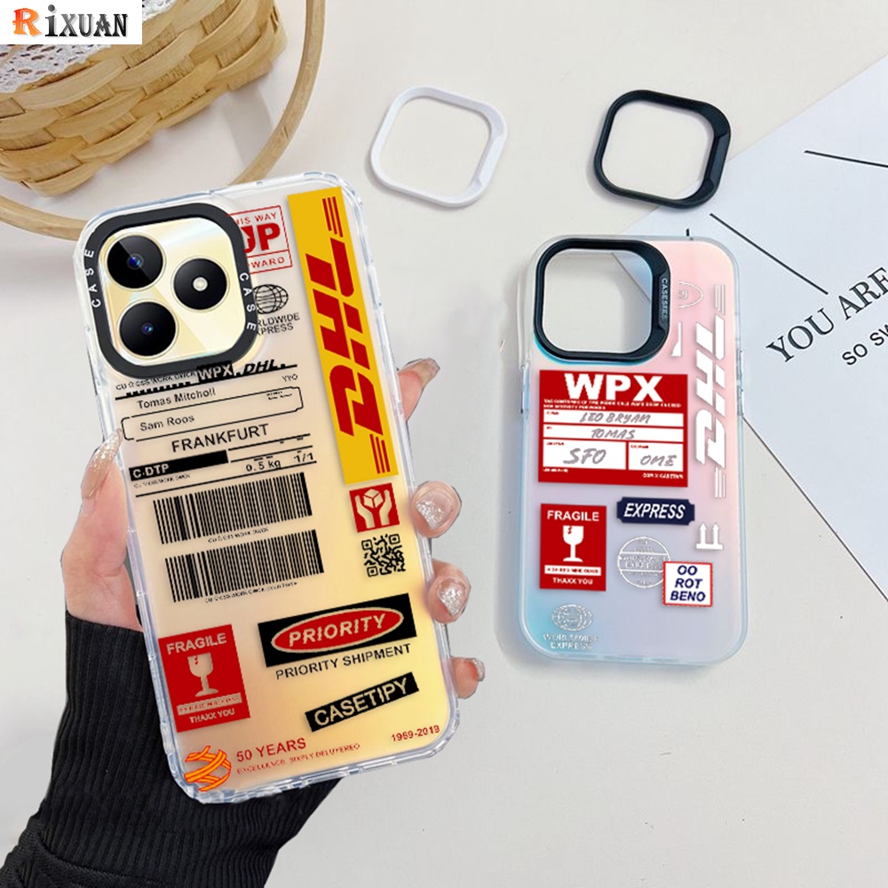 Rixuan Label Case For Oppo A16 A17 A5s A57 A53 A77 A74 A76 A15 A16s