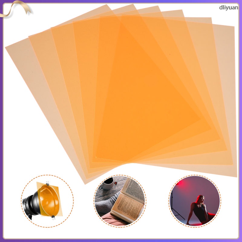 dliyuan Transparency Film Filter Plate Light Filters Color Flash Gels ...