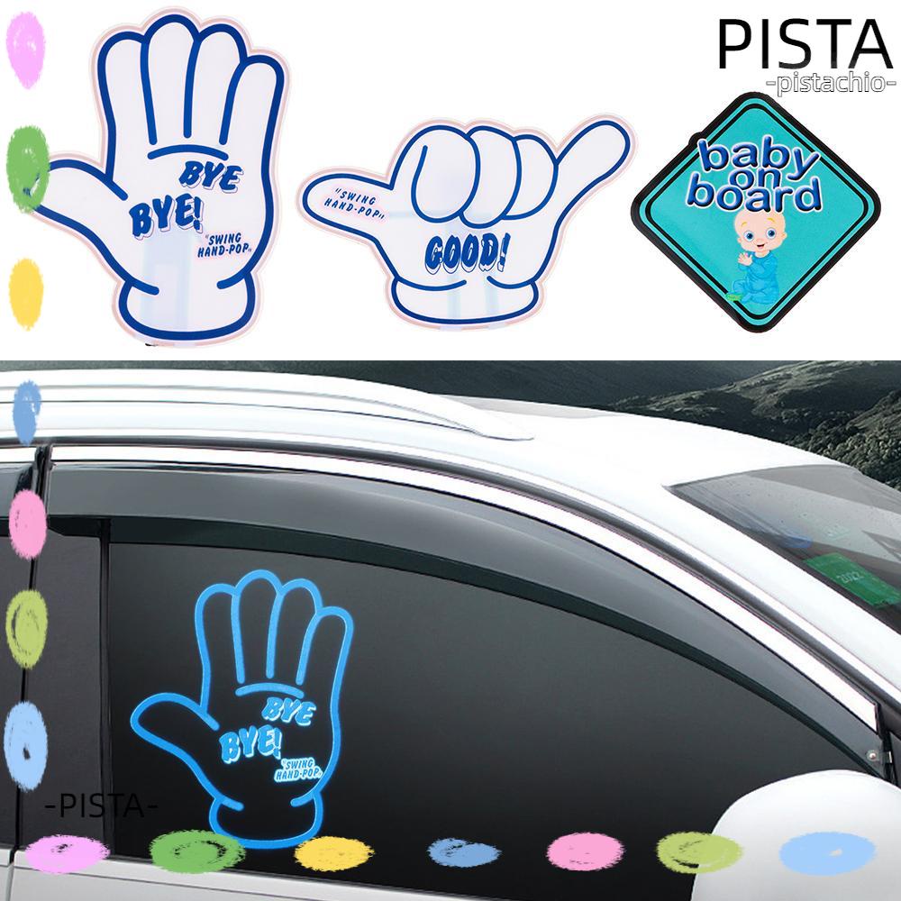 PISTA LED Car Sticker Various Styles Electric Car Window Car Decals ...