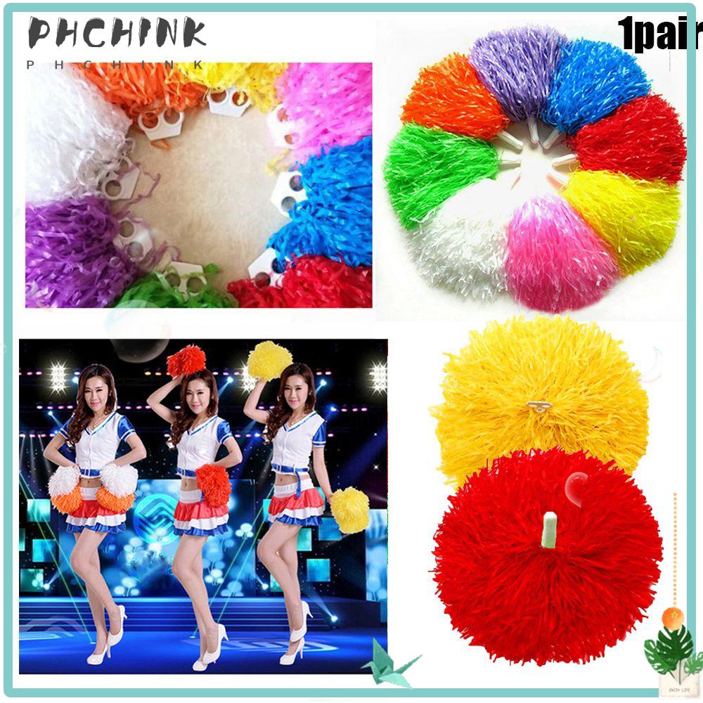 PHCHINK 1pair Cheerleader pompoms Concert Fancy Competition Flower ...
