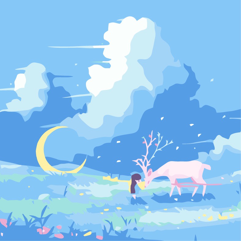Landscape New 20*20cm Framed Digital Painting Pagpipinta DIY Canvas ...