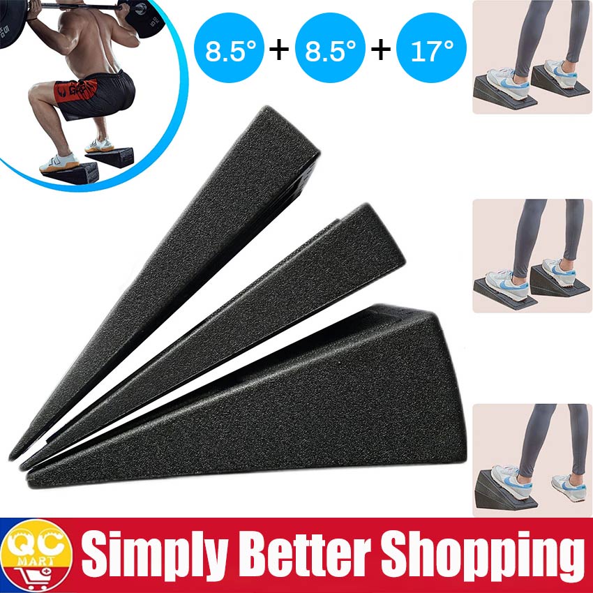 3pcs Adjustable Squat Wedge Block for Physical Therapy Non-Slip Slant ...