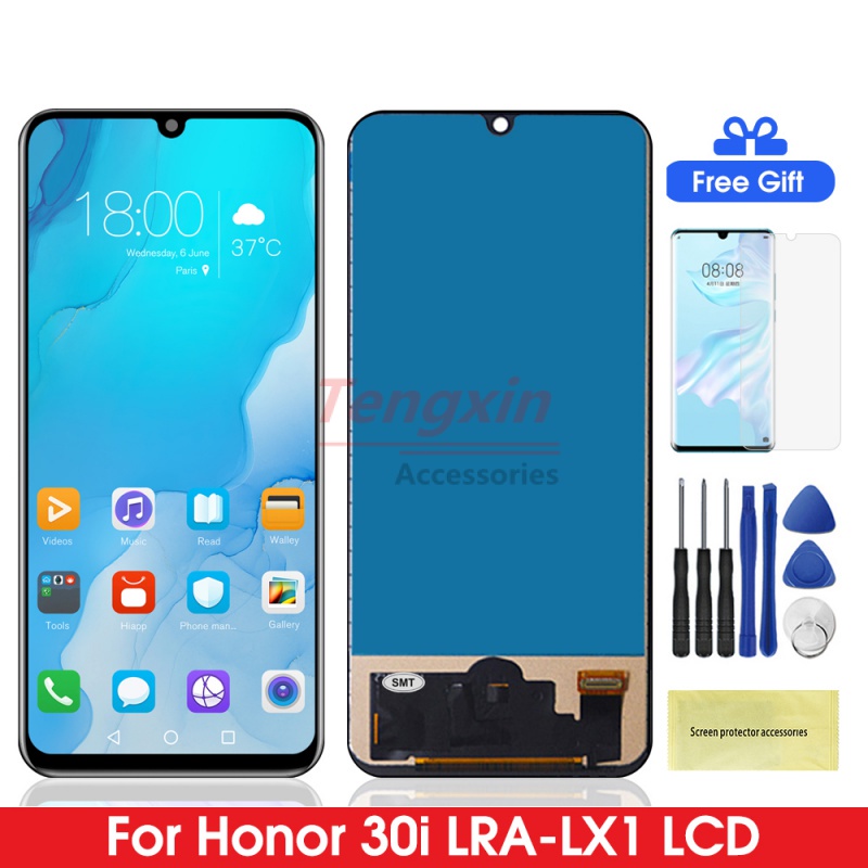 100% Tested Screen For Huawei Honor 30i LRA-LX1 LCD Display Touch ...