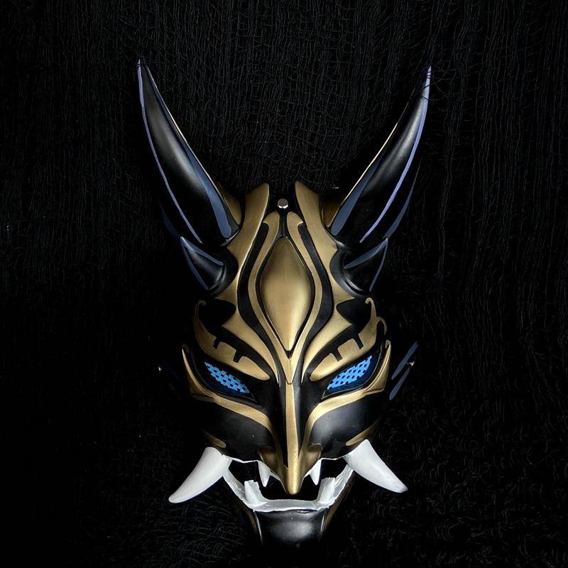 Genshin Impact Xiao cos Full face mask cosplay game props | Shopee ...