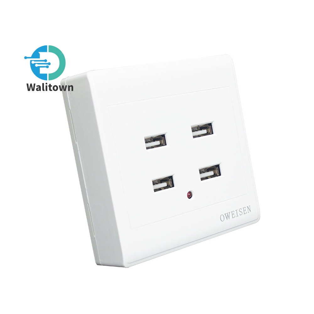 2USB 4USB Wall Outlet Charger Tamper-Resistant Receptacles Plug ...