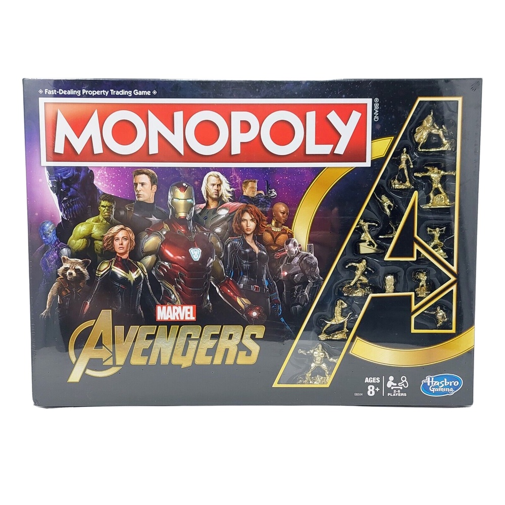 Monopoly: Marvel Avengers Edition Board Game for Ages 8 and Up | Shopee ...
