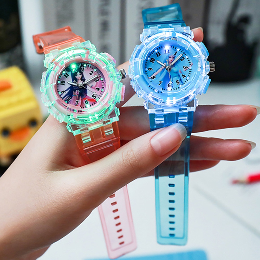 Cartoon Ye Luoli watch Pattern Children Watch Toys Fashion Crystal ...