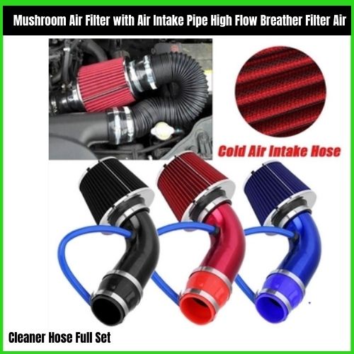 Mushroom Air Filter with Air Intake Pipe High Flow Breather Filter Air ...