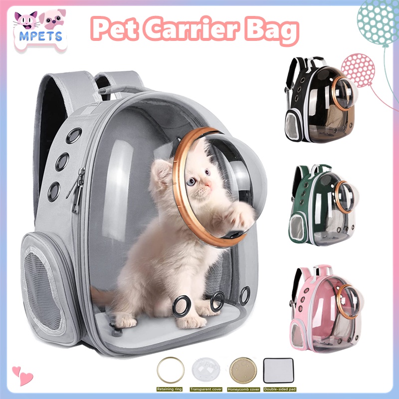 Pet Carrier Bag Cat Bag Carrier Portable Outdoor Cat Travel Backpack ...