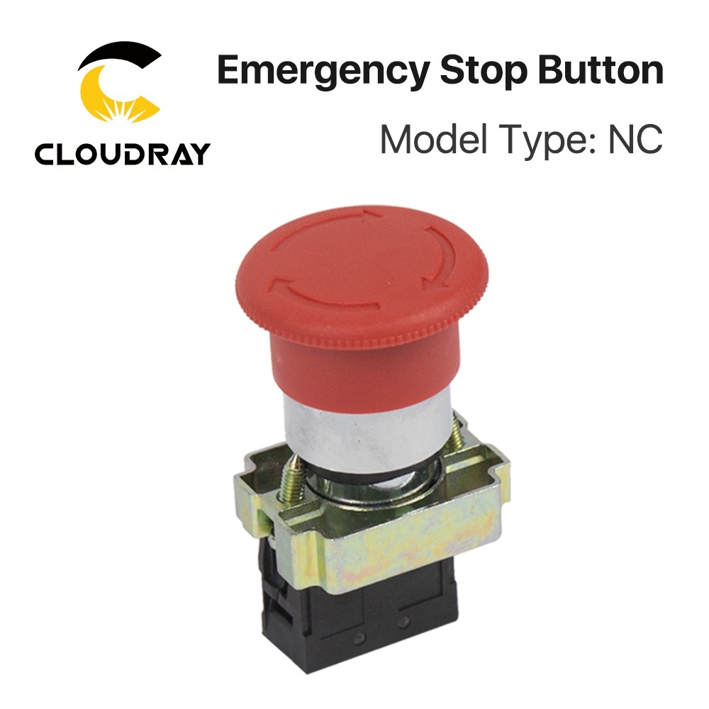 Cloudray Emergency Stop Button NC for CO2 Laser Engraving Cutting ...