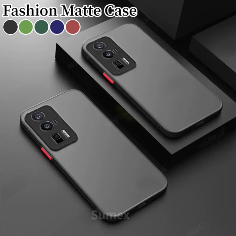 For Xiaomi Pocof5 POCO F5 Pro 5G Case Matte PC Phone Back Cover For ...