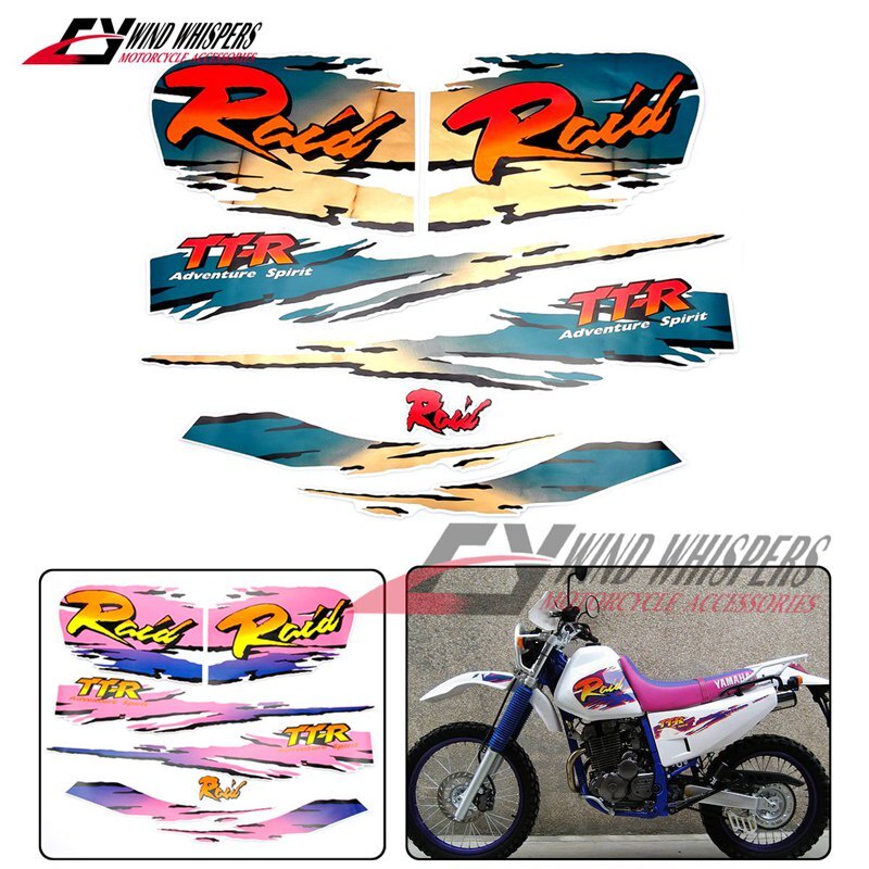 Dirt Motorcycle sticker Graphic Kit Fuel Tank Decal Gas Tank Decals ...