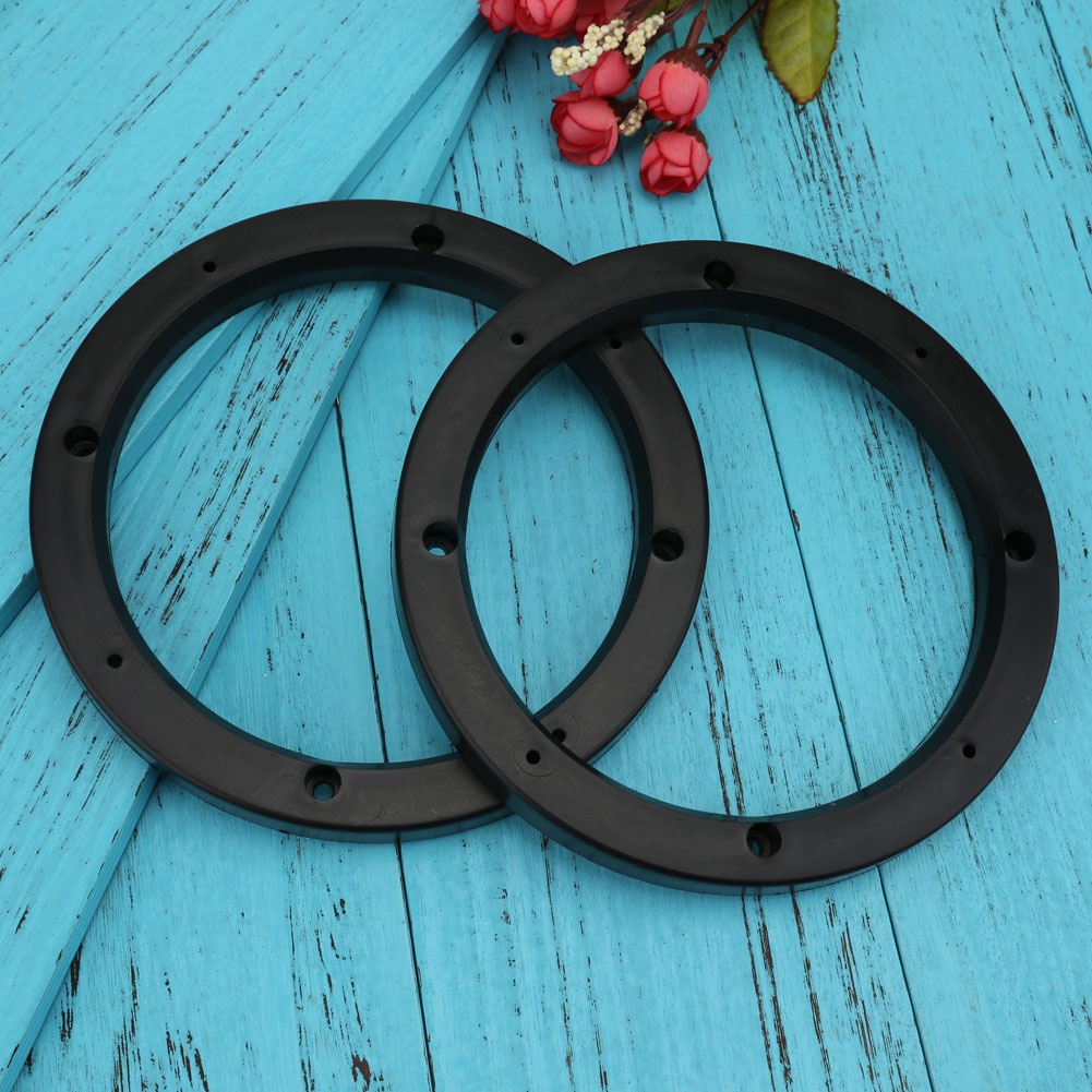 Universal 6.5 Inch Beveled Car Speaker Spacer Adapter Refitting Audio ...