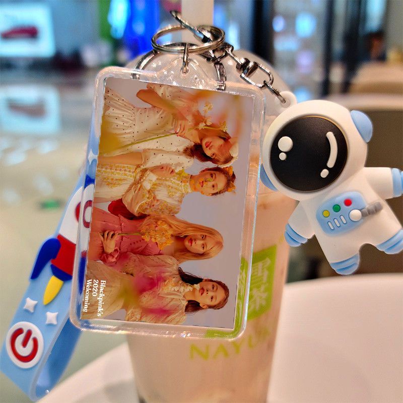 blackpink surrounding key chain small card photo poster card JISOO Pu ...