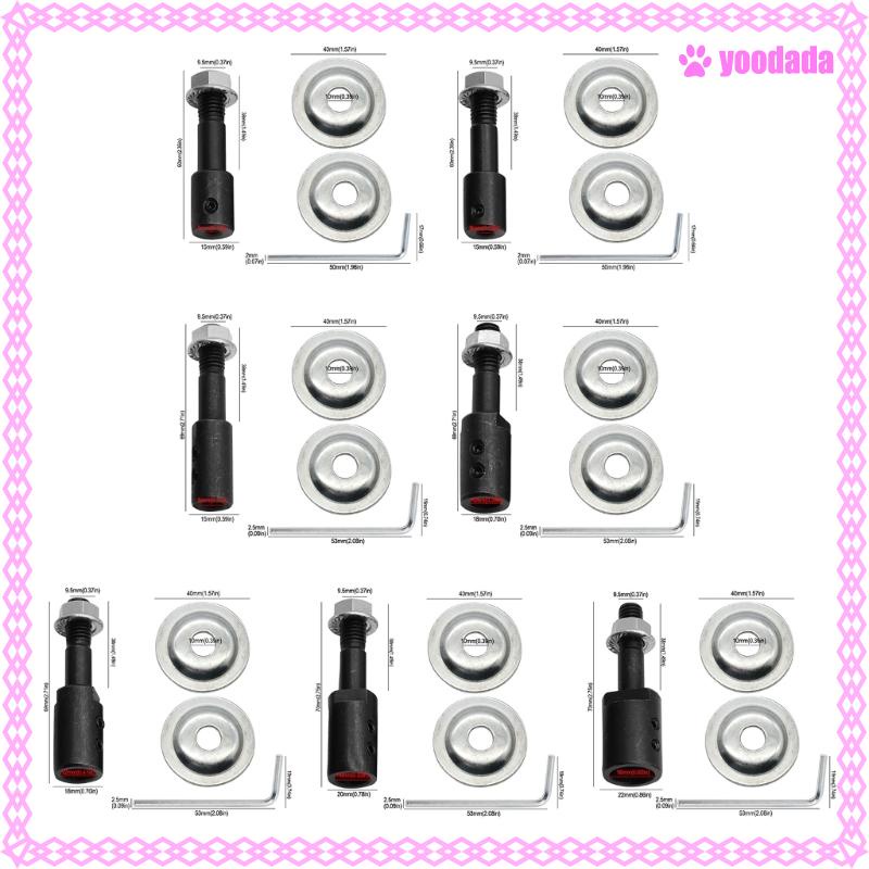 Yoo Spindle Adapter For Grinding Polishing 5 6 8 10 12 14 16mm Shaft ...