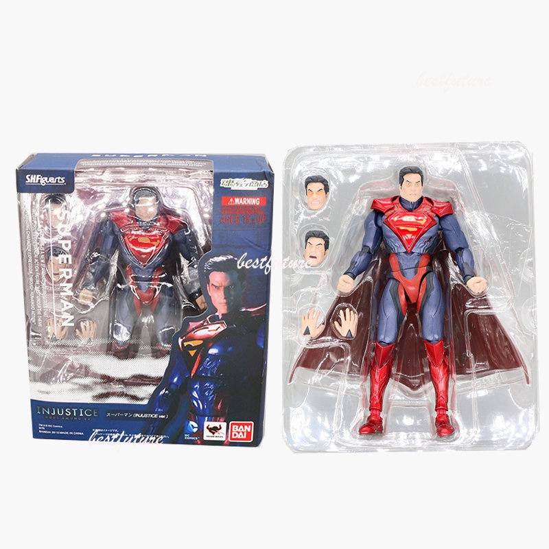 Articulado Shf Marvel Justice League Shfiguarts Superman Action Figure ...