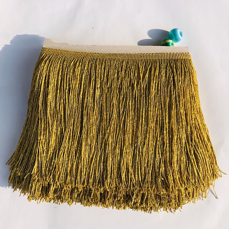 New Fringe Trim Lace Polyerter Fiber Tassel Unique 20cm Wide 10 Yards ...