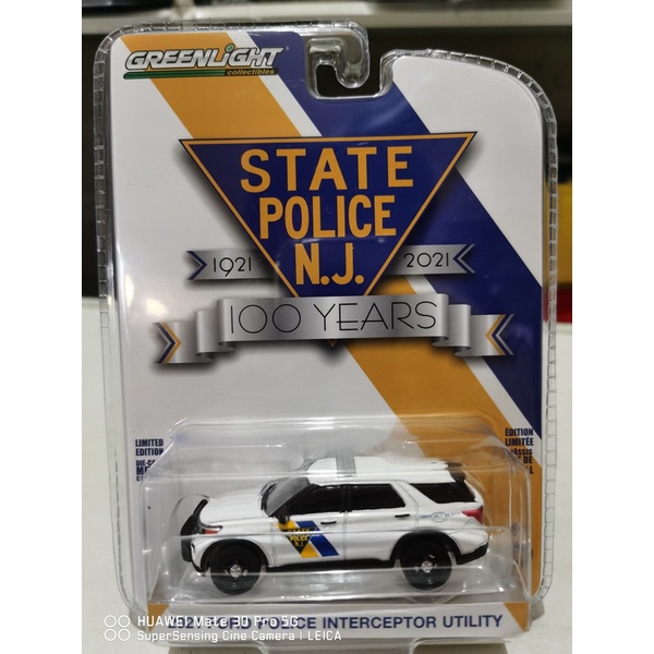 GreenLight Ford Explorer Grand Exploration Police Car-New Jersey 100 1/ ...