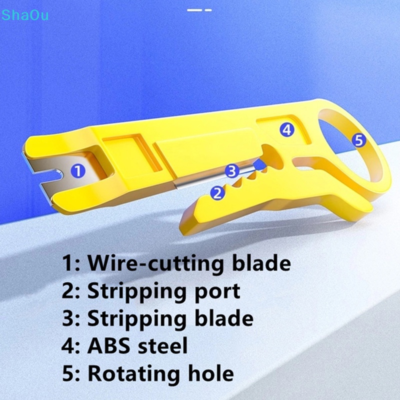 ShaOu Mini Wire Stripper Crimper Plier Crimping Cable Punch Stripping ...