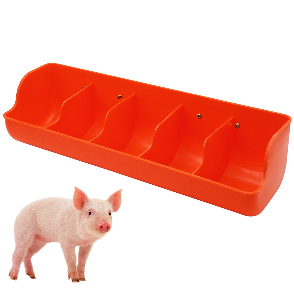 【Ready stock】Plastic Piglet Trough Automatic Feeding piglet feeder cast ...