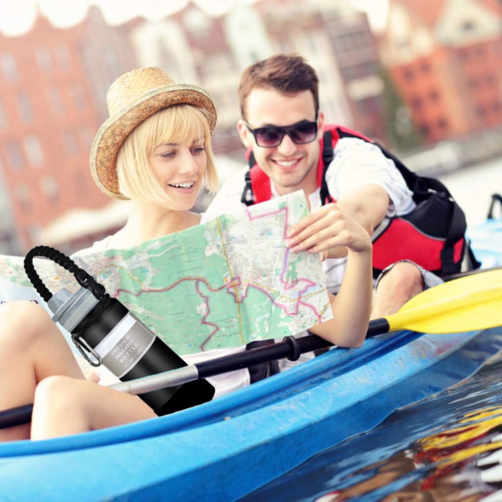 Paracord Handle + Silicone Boot Set For Tyeso Tumbler 530ml And 750ml ...