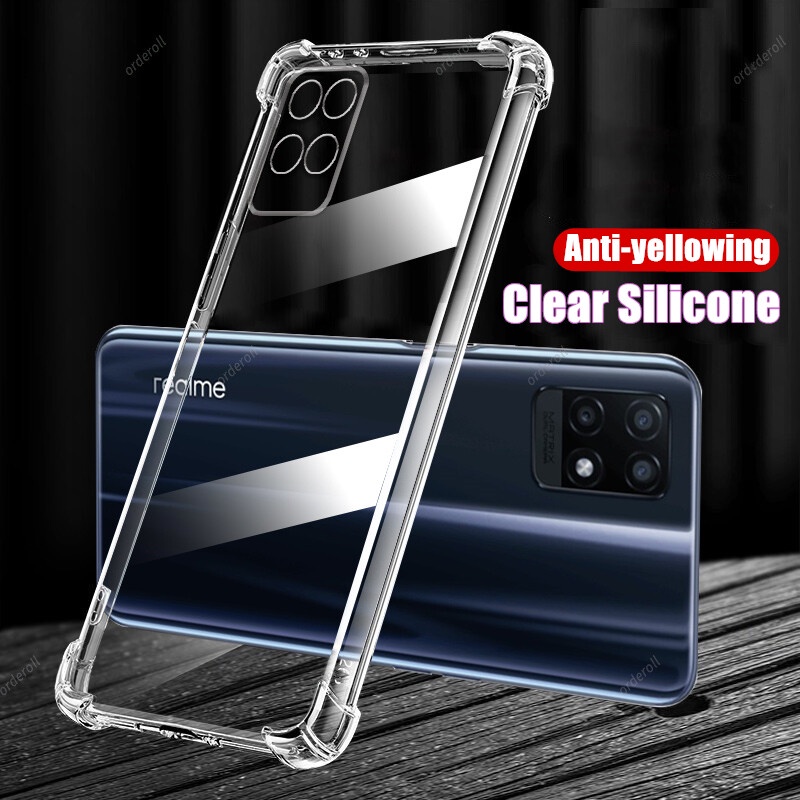 For Realme 8i Narzo 50 4G RMX3151 RMX3286 Flexible Soft Rubber Crystal ...