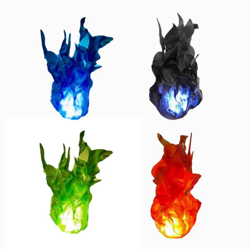 KING Halloween Decor Props Simulation Floating Fireball Lamp Artificial ...