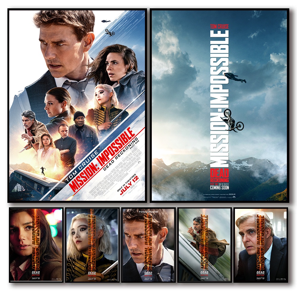 2023 Movie Mission Impossible 7 Poster Mission Impossible Dead ...