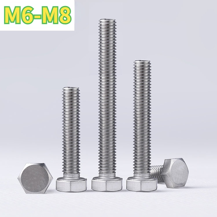 Sus316 Stainless Steel External Hexagon Bolt Full Thread Bolt Extension Bolt Hexagon Thread ...