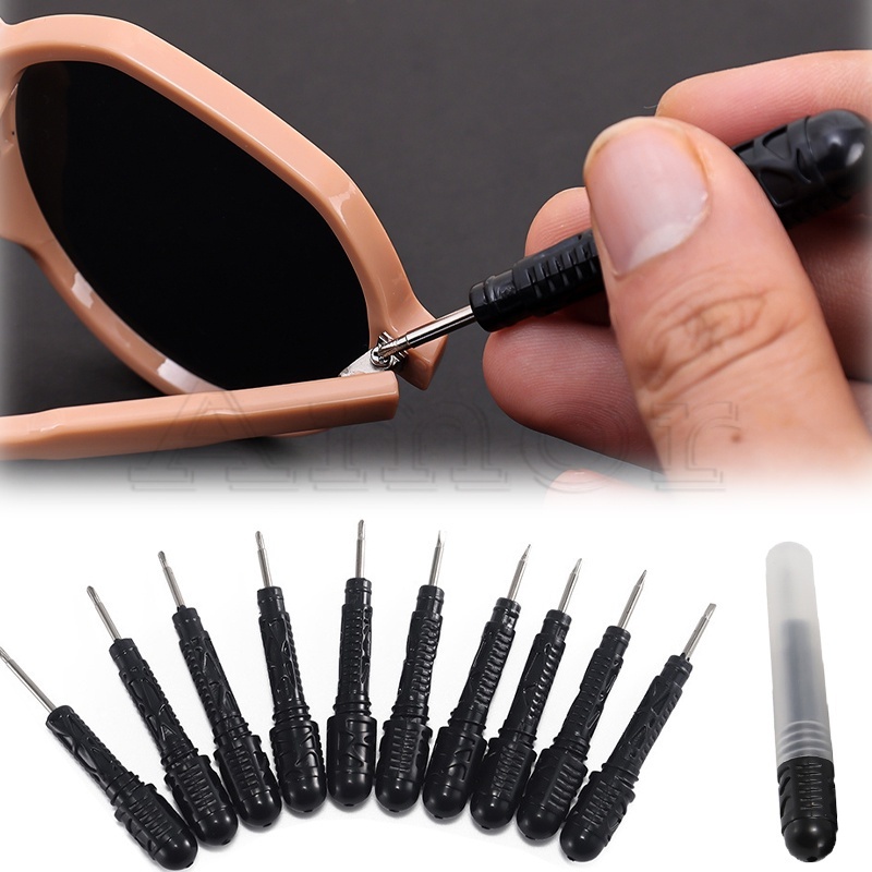 1 Set Cross Slotted Mini Portable Double-Head Screwdriver Multi ...