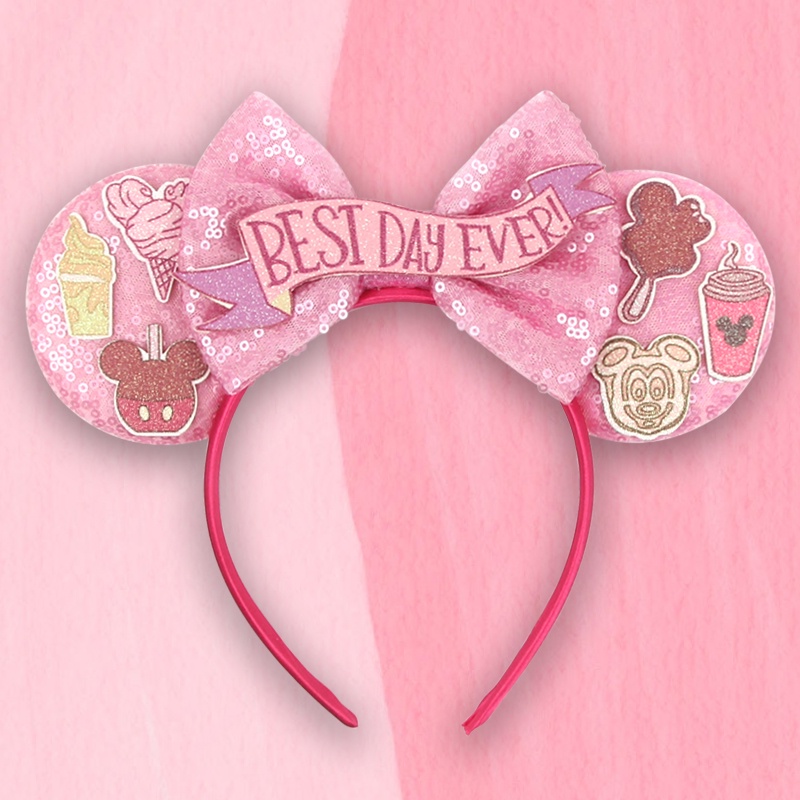 New Disney Ears Headband Cartoon Mickey Mouse Hairband Girls Birthday ...